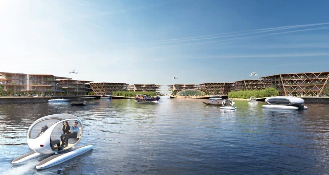BIG Designs Conceptual Floating Villages Called "Oceanix City" - Visual ...