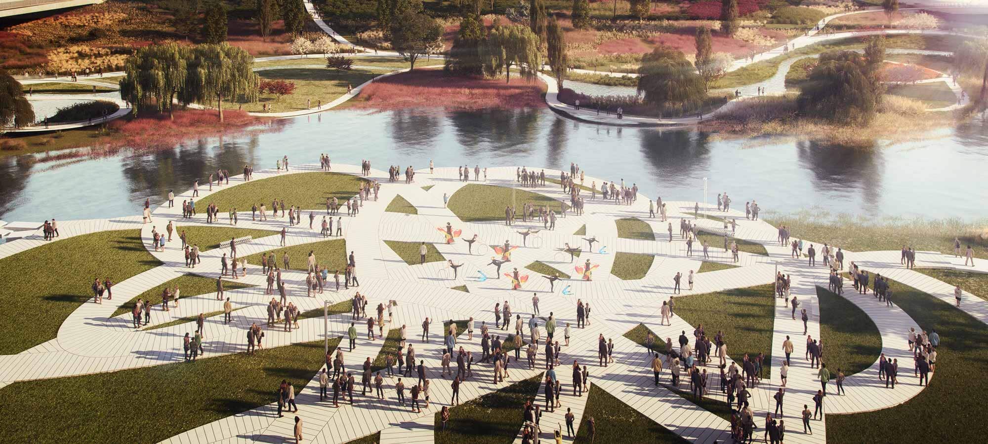 MVRDV Wins Competition To Reinvent Seoul’s Tancheon Waterfront | Visual ...