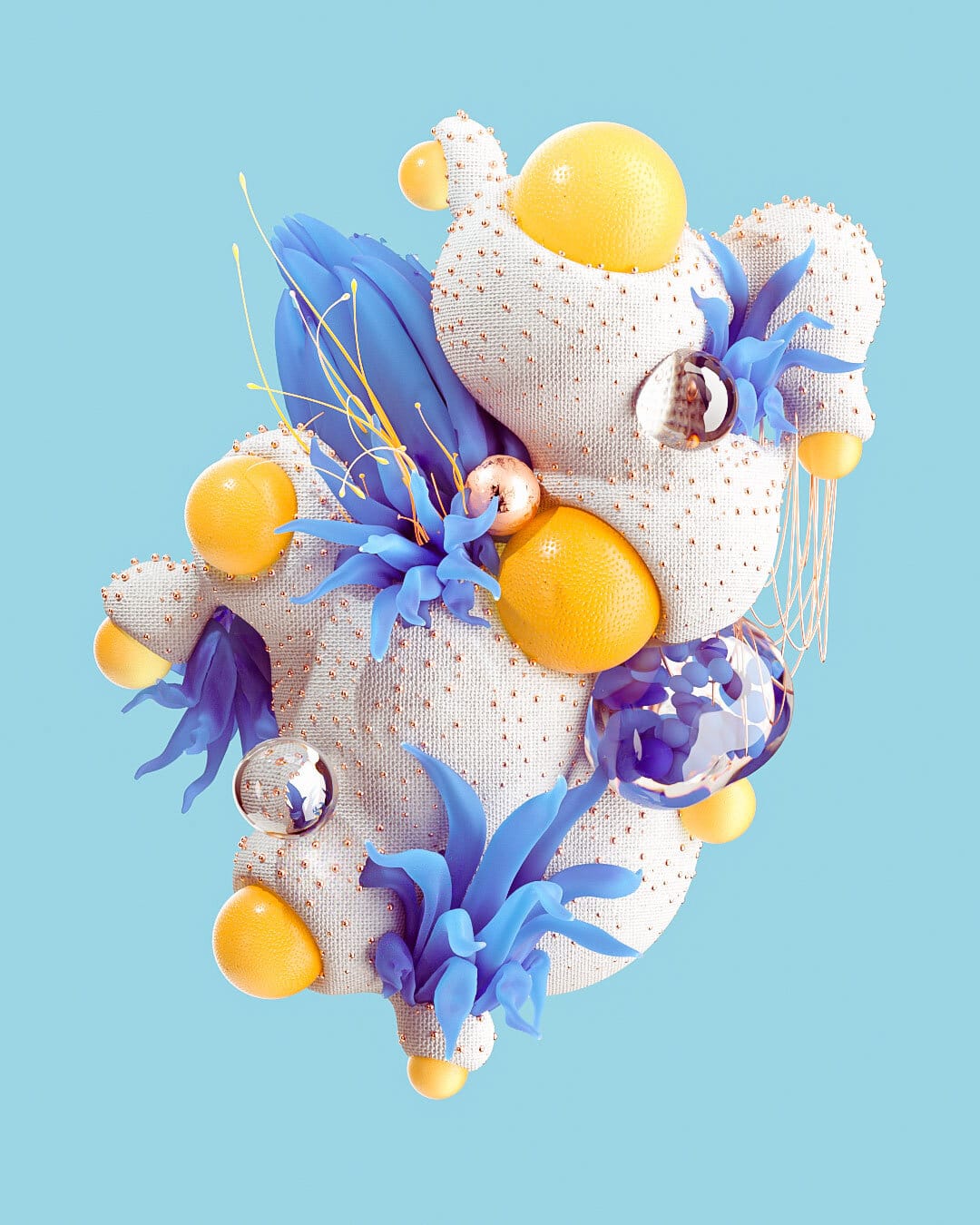 Roman Bratschi Explores Shapely Forms Through 3D Graphic Visualization ...