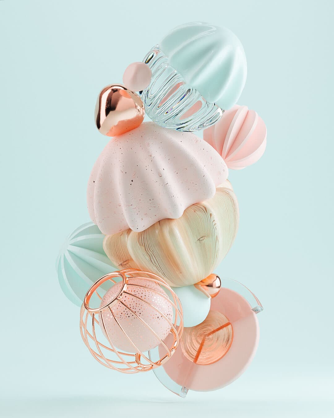 Roman Bratschi Explores Shapely Forms Through 3D Graphic Visualization - Visual Atelier 8