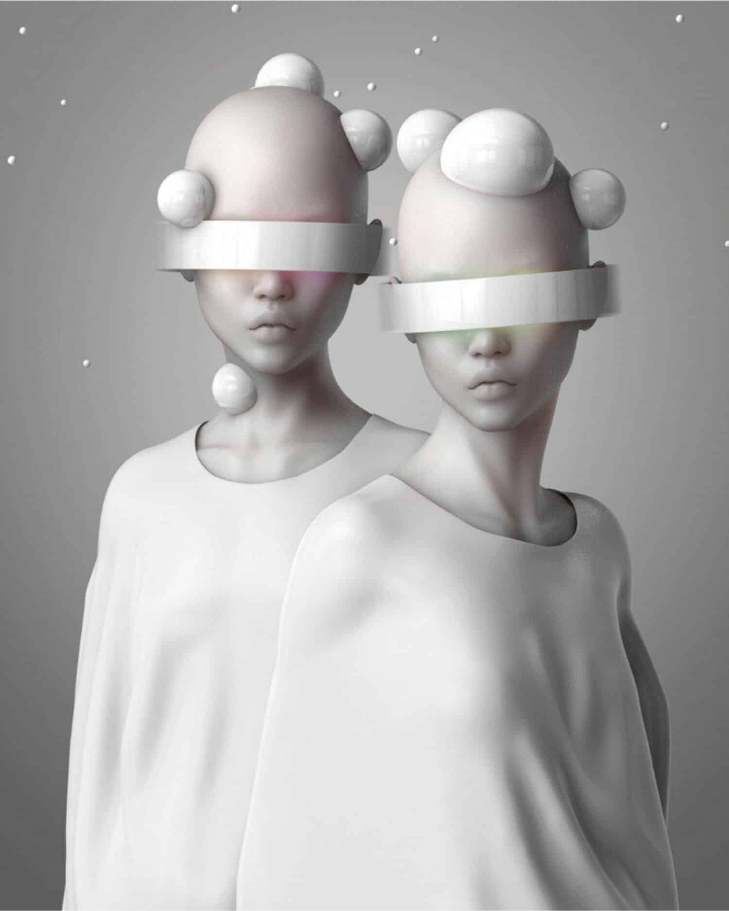 Simon Roulet's 3D Nymphs Emerge From Future Scenes - Visual Atelier 8