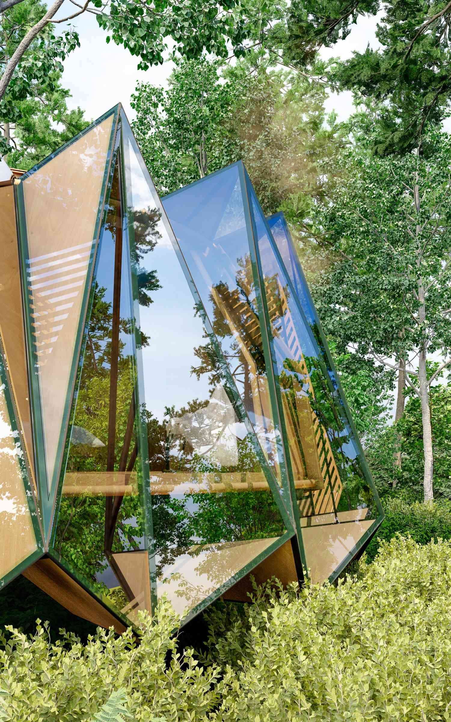 Unfolding Memories Tree House Interacts With The Surrounding Nature ...