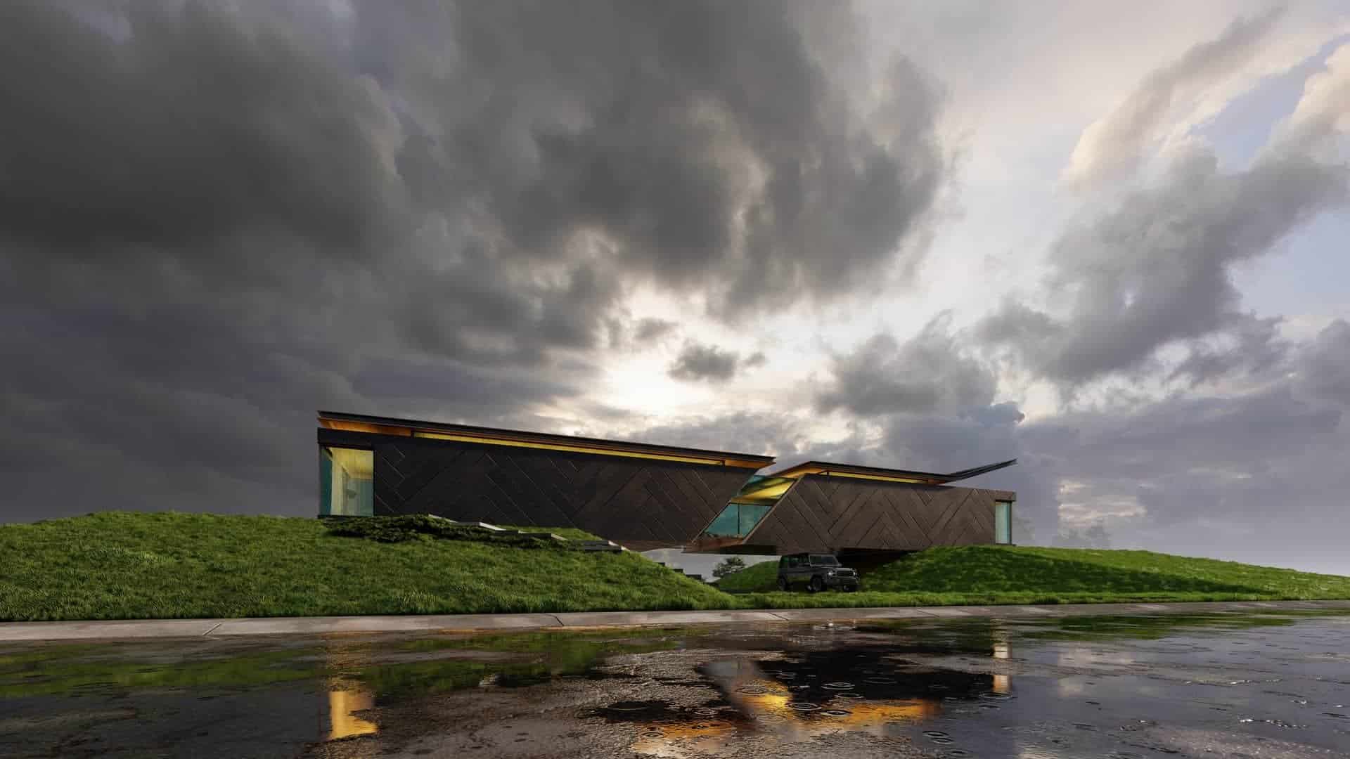 With Shomali Design Studio Floating In The Heart Of Wood - Visual Atelier 8