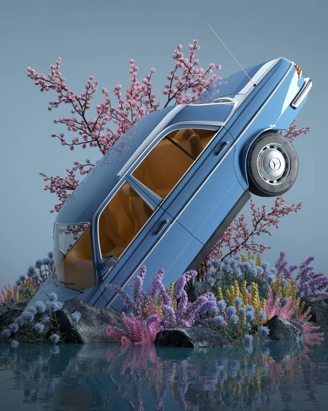 George Tyebcho Creates Stunning Car Visualisations By Mixing Surrealism ...