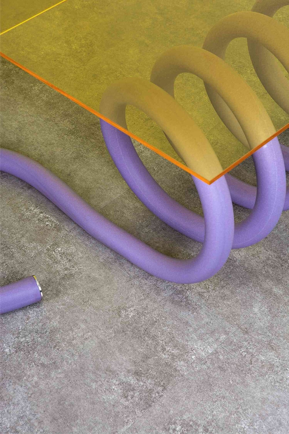 Jeong Greem Transforms Silicon Tubes Into Single Drawing-Like Furniture ...