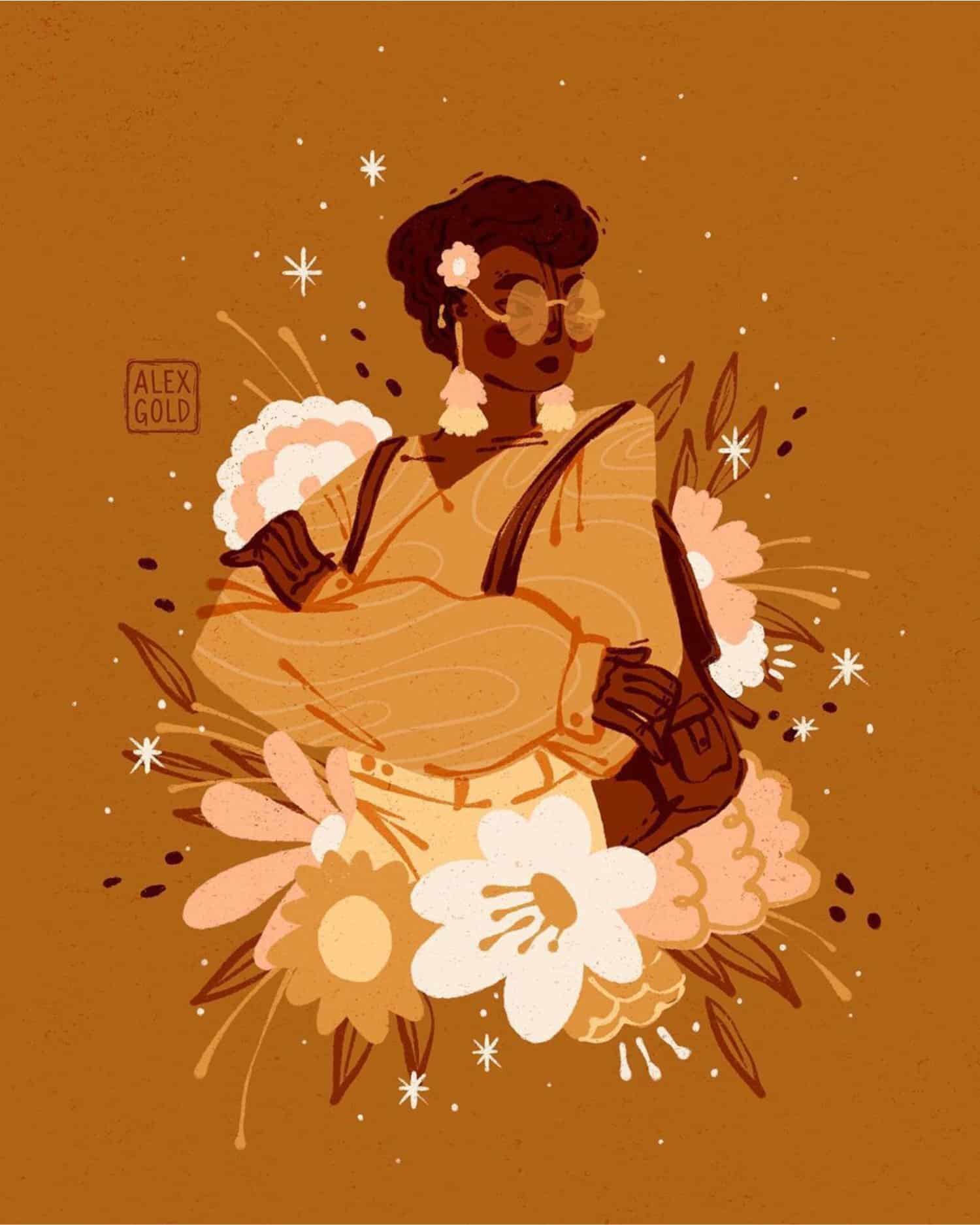 Alex Gold Imagines Delicate And Peaceful Works Of Digital Art | Visual ...