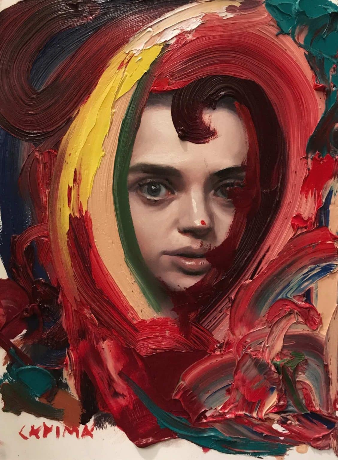 Andrew Cadima Heartily Paints The Language Of Human Expression | Visual ...
