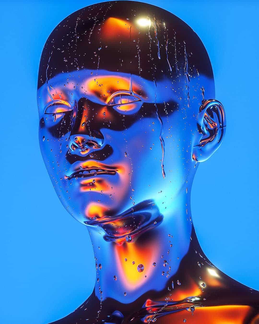 Newk3d Renders Futuristic Visuals In Chrome & Neon - Visual Atelier 8