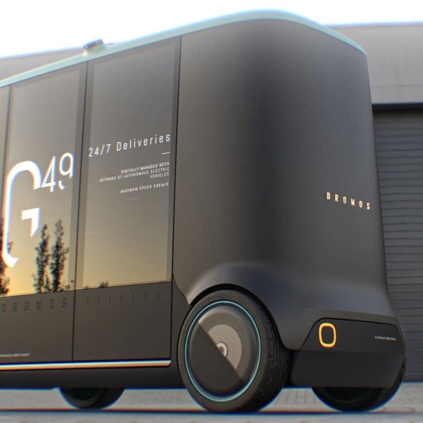 PriestmanGoode Designs Electric Autonomous Network Transit Vehicle For ...