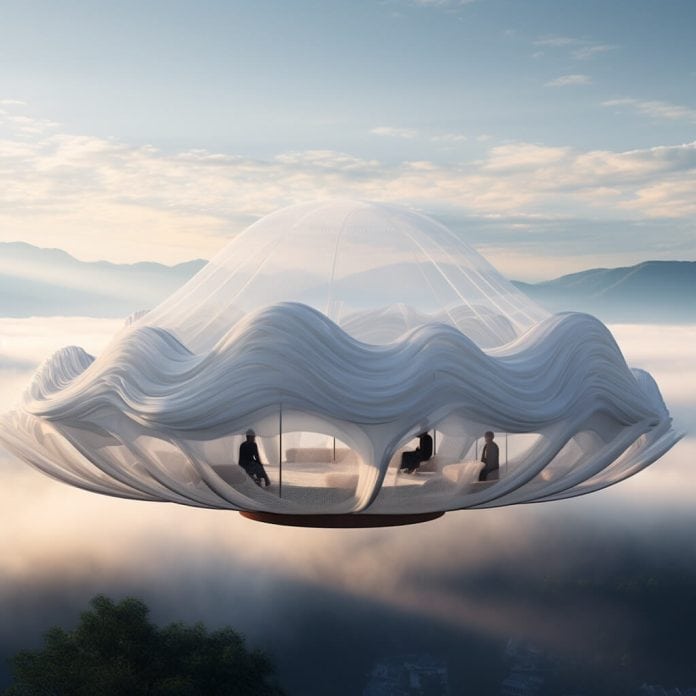 Cloudscape: Redefining Skies Through Futuristic AI Architecture ...