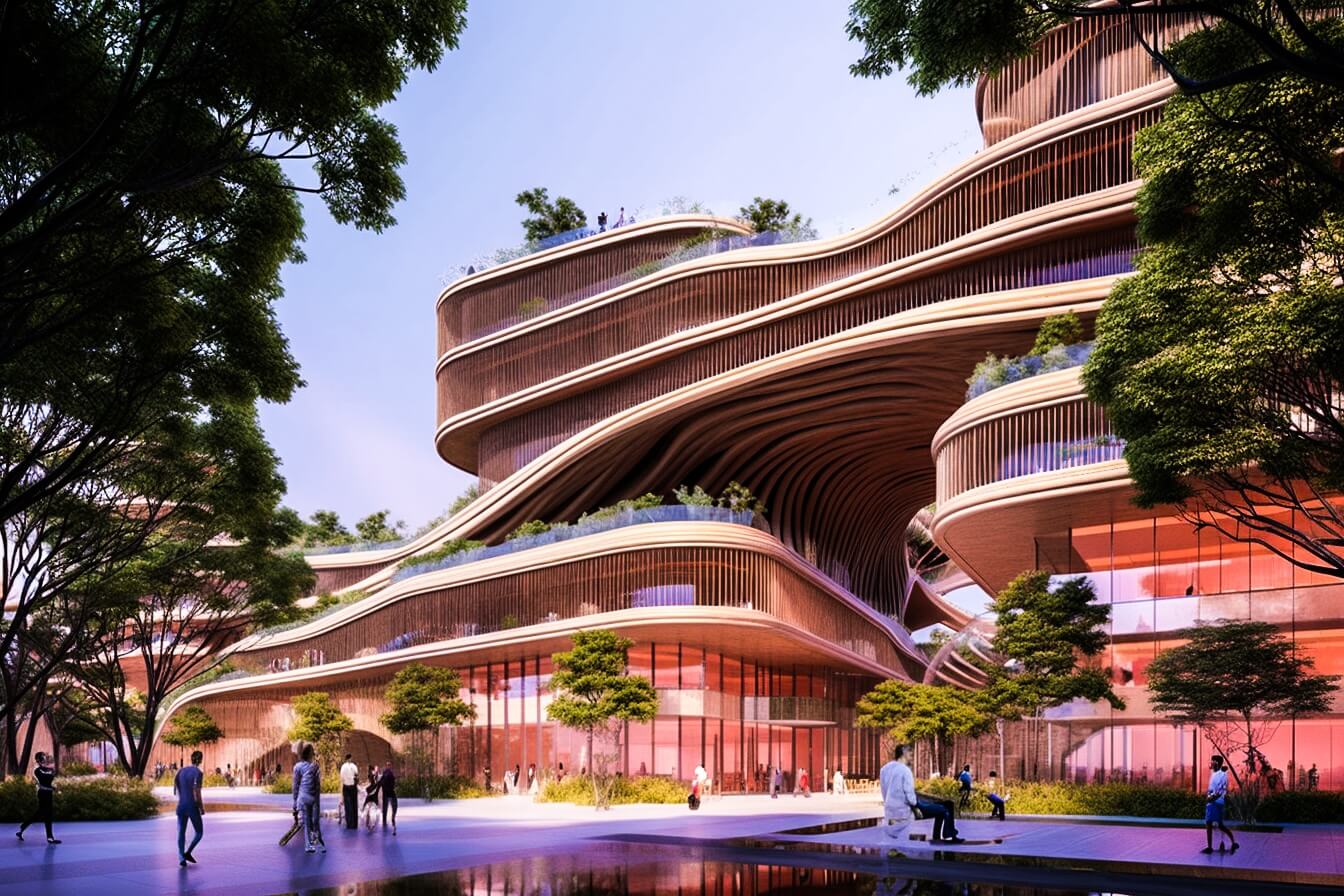 BAM Rasht - A Visionary Cultural -Commercial Complex - Visual Atelier 8