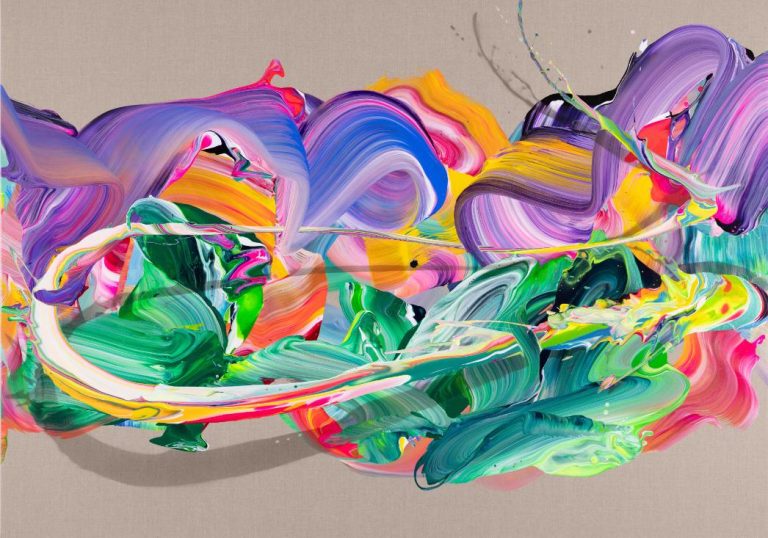 Color In Flow: The vibrant paintings by Alex Voinea at Artplex Gallery ...
