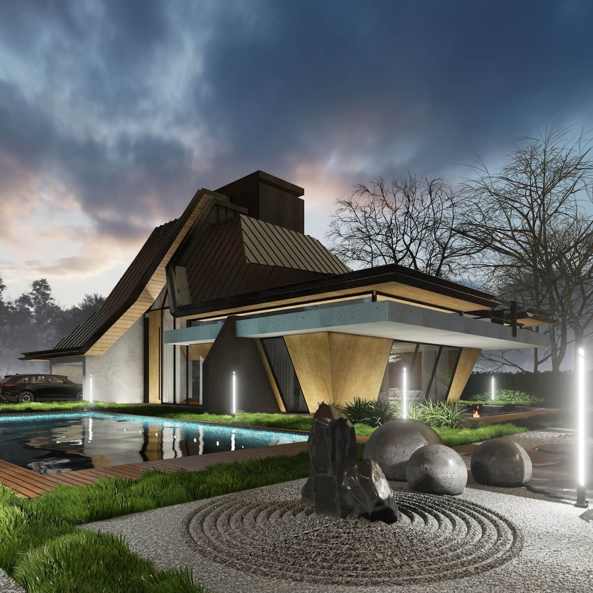 Azazil Villa is A Modern Masterpiece by Shomali Design Studio - Visual ...