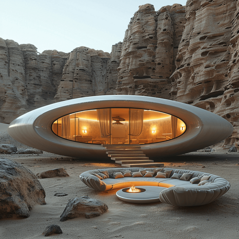 UFO Abode is A Ingenious Residential Concept by Kowsar Noroozi - Visual Atelier 8