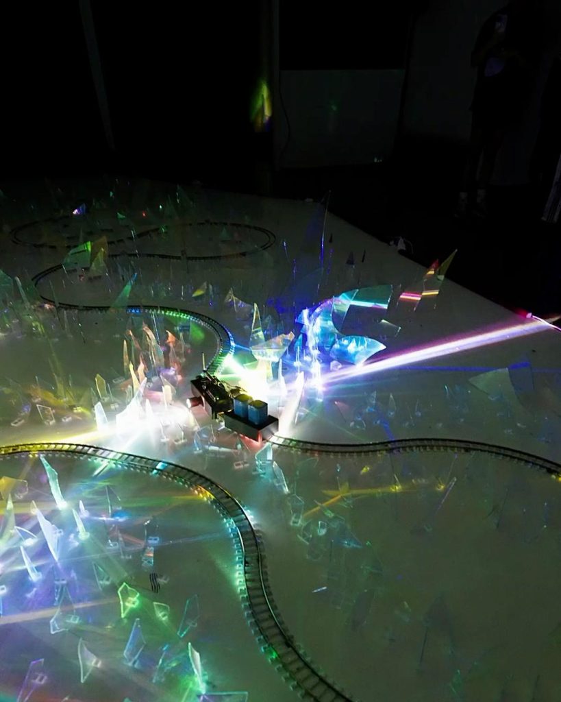 Sven Sauer installation Deviation shows how broken glass reflects human ...