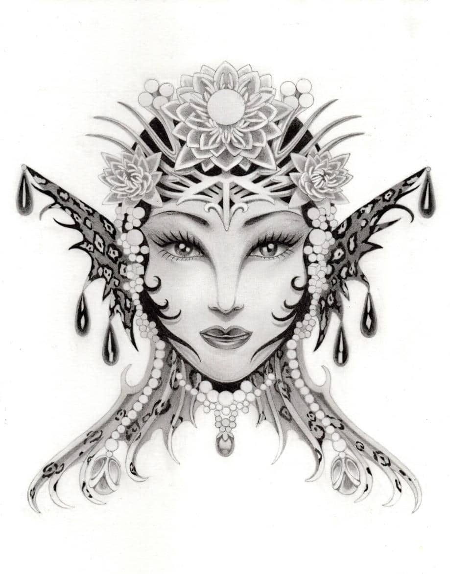 Ling is eel brings dream worlds to life through tattoo and painting ...