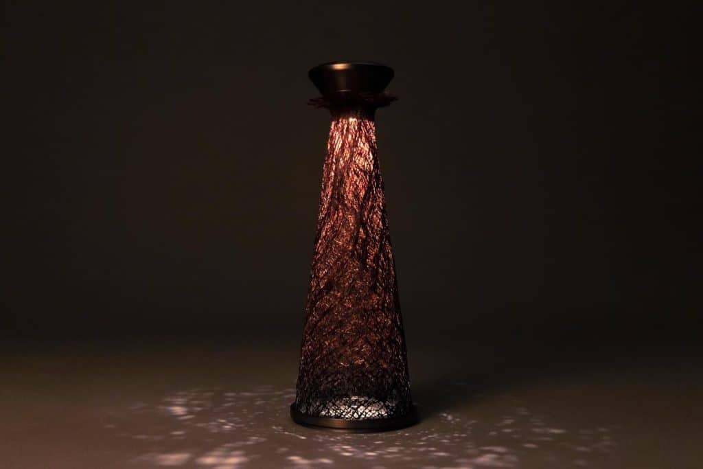 Kazuki Nagasawa designs Houyou lamp from shuro palm bark | Visual Atelier 8