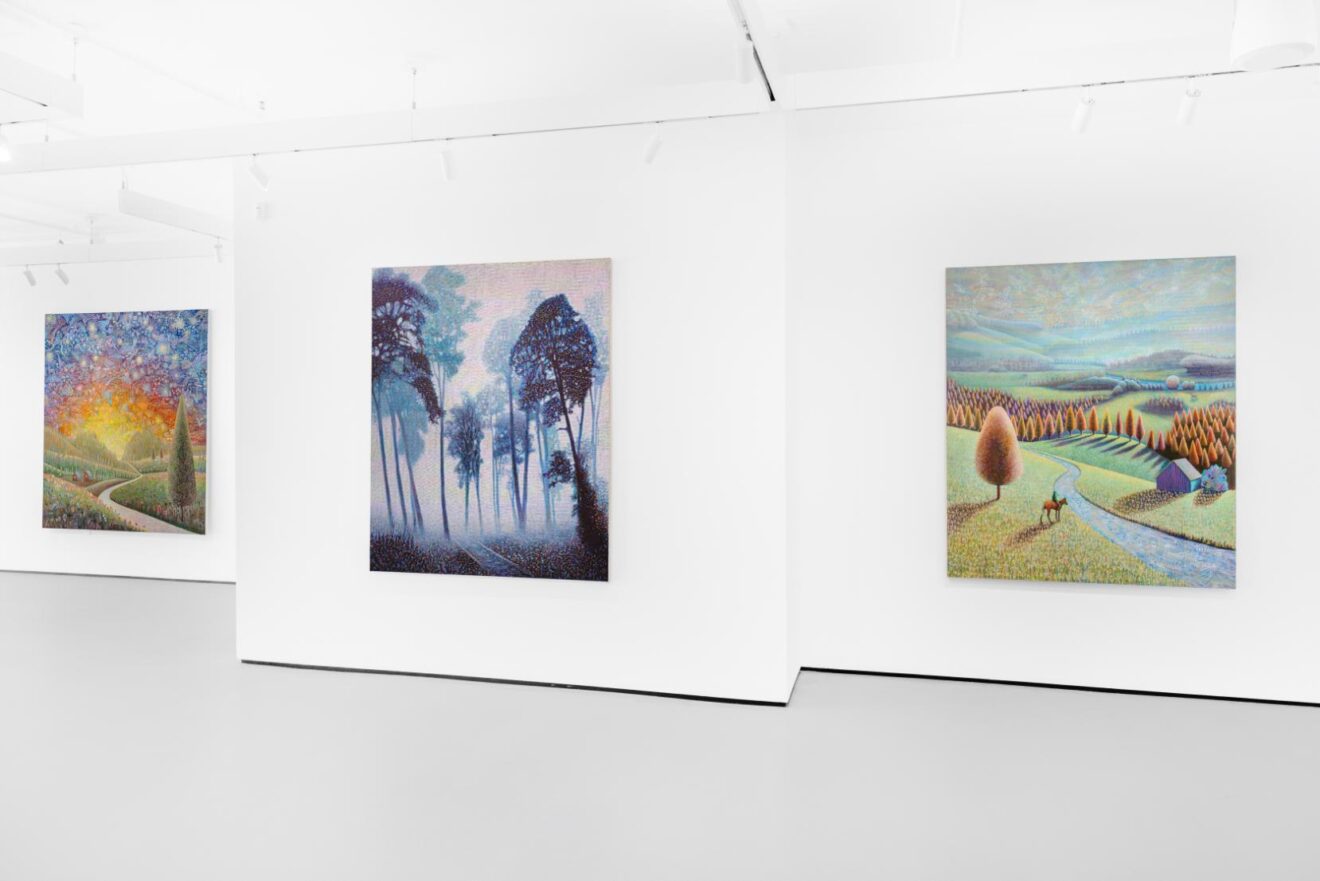 David Brian Smith’s English countryside paintings at Ross + Kramer ...