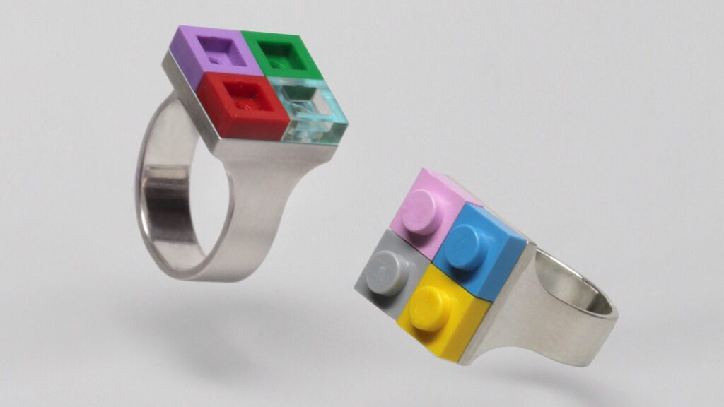 Studio GOGO crafts refined jewelry from classic Lego pieces | Visual ...