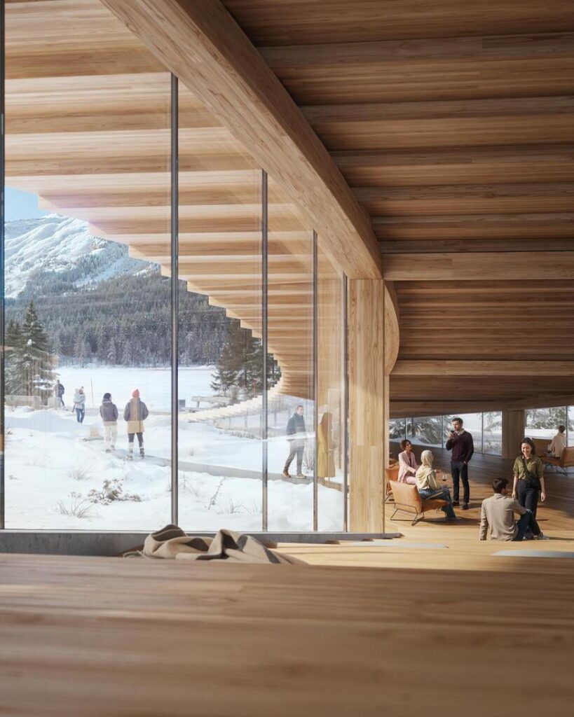 A serene timber pavilion in St. Moritz by .ket bureau - Visual Atelier 8