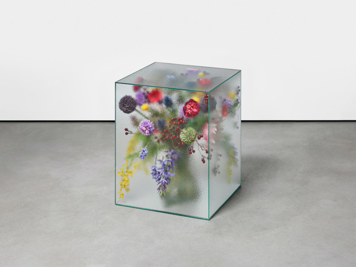 Marius Boekhorst presents Violet Frosted patterned glass sculpture ...