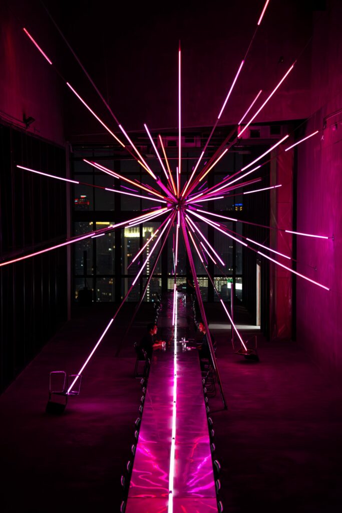 90D dining experience shaped by Jun Ong light installation | Visual ...